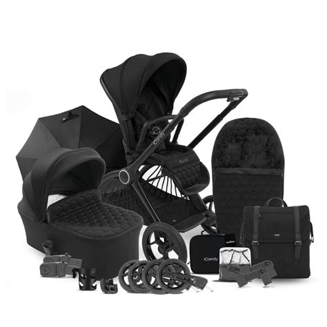 Icandy Core Black Edition Bundle Complete With Accessories