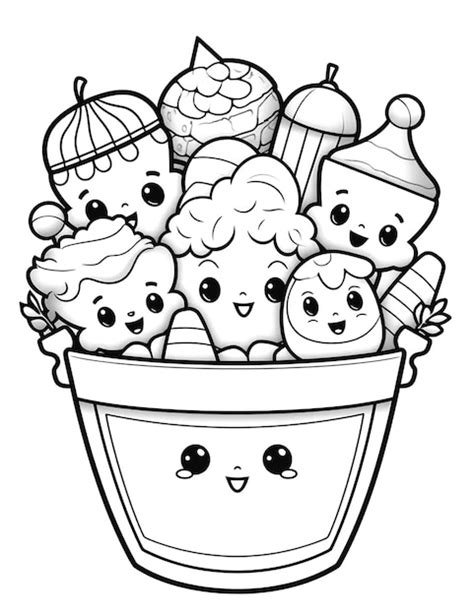 Grafico De Dulces Foto Premium