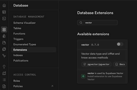 How To Enable Text Embeddings Vector Storage In Supabase How To Enable Text Embeddings Vector Storage In Supabase