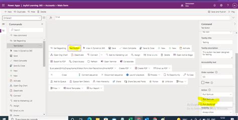 How To Add Ribbon Button In Model Driven Apps Using Power Fx Command