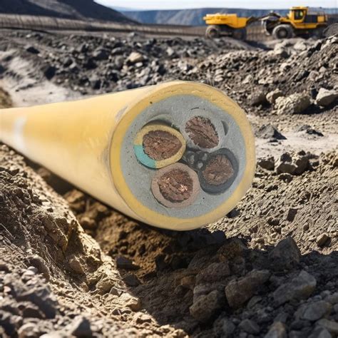 Huaqi H07rn F Shield Tunneling Machine Tensile Cable 15x1mm2 Segment Crane Multi Core Drum