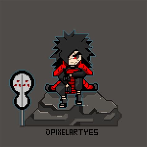Madara Uchiha Fan Art Rpixelart