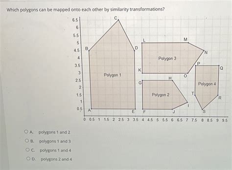 Solved Which Polygons Can Be Mapped Onto Each Other By Similarity Transformations 5 A