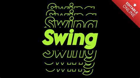 Swing Text Effect Generator
