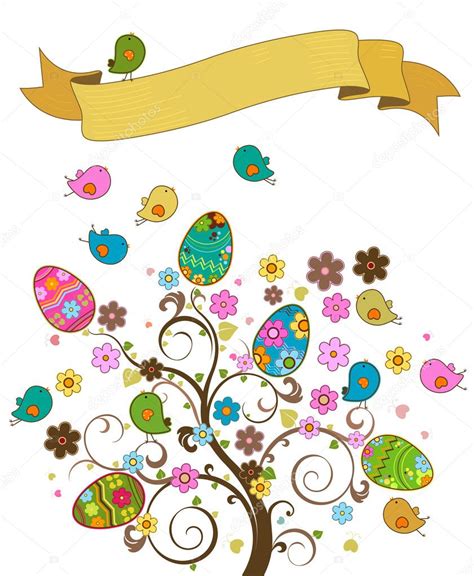 Easter Tree Stock Illustration By ©dip2000 2361445