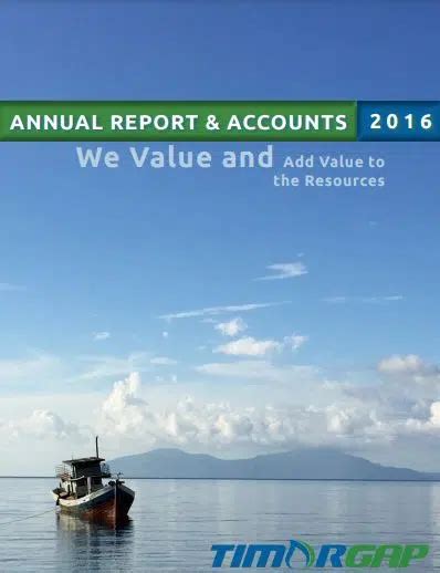 Annual Reports Timor Gap Ep
