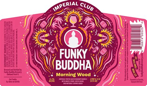Funky Buddha Morning Wood Beer Packaging Design Graphic Design