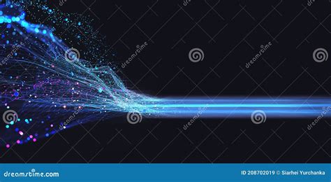 Neural Network 3d Illustration Big Data And Cybersecurity Stock Illustration Illustration Of