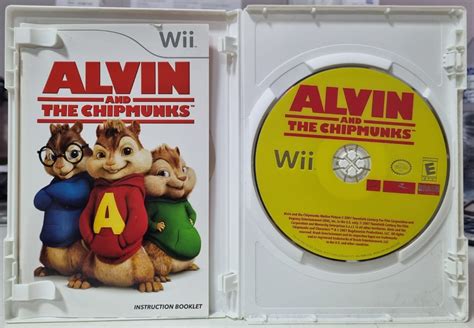 Alvin And The Chipmunks Alvin E Os Esquilos Wii Mídia Física Usado Nova Era Games E
