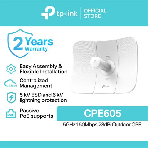 Tp Link Cpe605 P2p Cpe Outdoor Wi Fi Outdoor Access Point