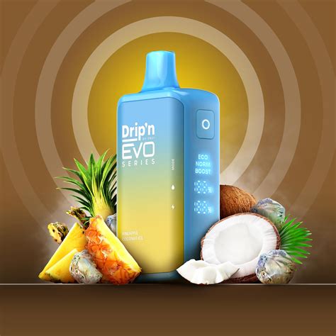 Dripn By Envi Evo Series 28k Pineapple Coconut Lce Envi Vape