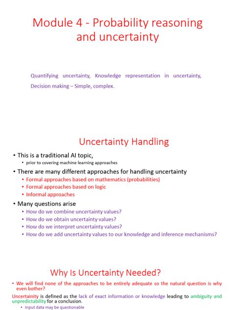 Module 4 Probability Reasoning And Uncertainty Pdf Bayesian