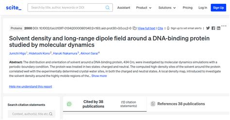 Solvent Density And Long Range Dipole Field Around A Dna Binding