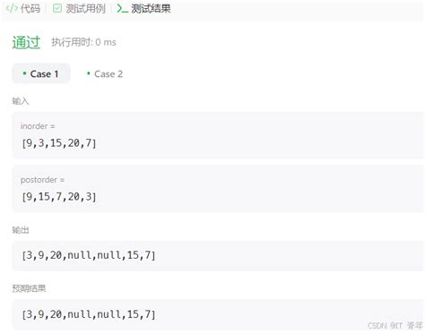 Leetcode Java刷刷站（106）从中序与后序遍历序列构造二叉树