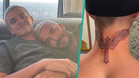 David Beckhams Son Romeo Shows Off New Tattoo Nearly Identical To His