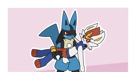 ポケモン Lucario And Cinderace Eousのイラスト Pixiv