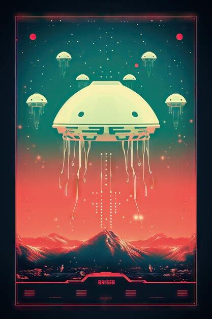 Premium Ai Image Colorful Poster With Graphics Of Spatial Game