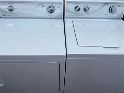 Speed Queen Commercial Grade Washer And Electric Dryer Set