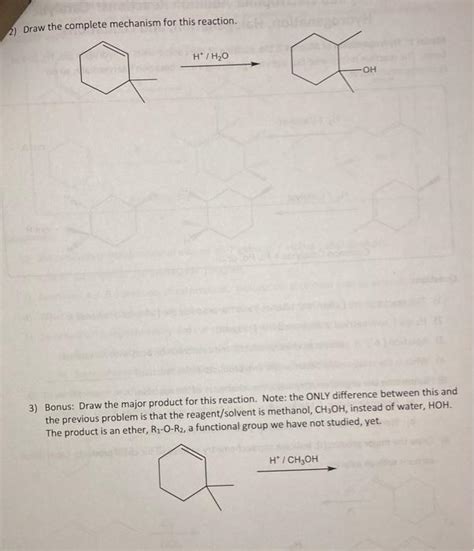 Solved Draw The Complete Mechanism For This Reaction Chegg