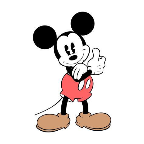 Free Classic Mickey Mouse Clipart Template To Edit Online
