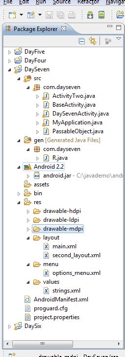 31 Days Of Android Day 8 The Android Project Structure
