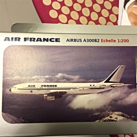 Rare Misb 1200 Air France Airbus A300 B2 Model In Retro Scheme By