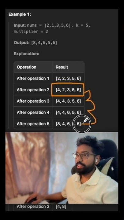 Leetcode 3264 Final Array State After K Multiplication Operations I Youtube