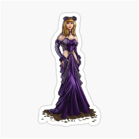 Lady Elvira Grey Fable Sticker For Sale By Queenmadison Redbubble
