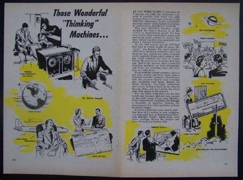 1958 Univac Vintage Computer Article Eniac Mit And More For Sale