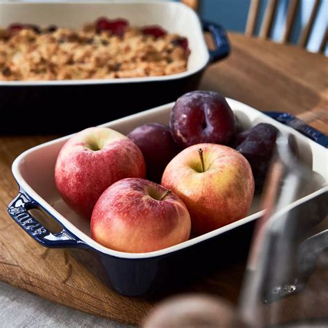 Staub Stoneware 3 Piece Rectangular Baker Set Sur La Table