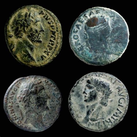 Roman Empire Æ Antonino Pío Claudio Y Nerón Lote De 4 Catawiki