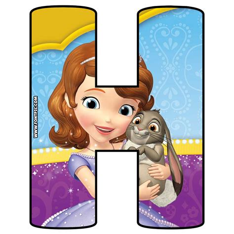 Sofia The First Letter H