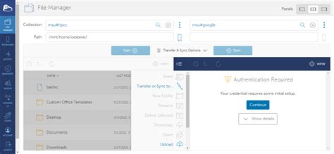 Transferring Data With Google Using Globus MSU HPCC User Documentation