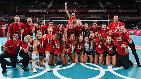 Us Womens Volleyball Team Wins First Ever Olympic Gold Medal Upr