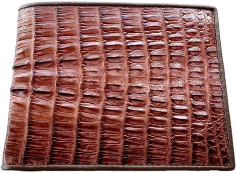 Julie River Genuine Real Tail Crocodile Skin Leather Man
