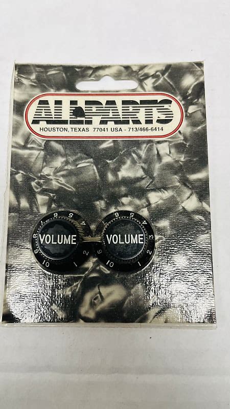 Allparts Set Of 2 Guitar Volume Knobs For Stratocaster Reverb