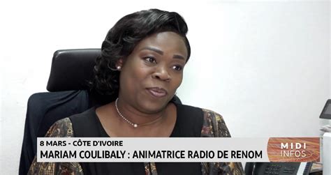Vidéo 8 Mars Mariam Coulibaly Une Animatrice Radio De Renom