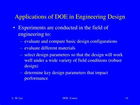 Ppt Design And Analysis Of Multi Factored Experiments Engineering