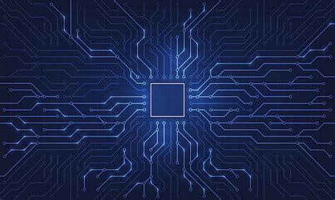 Premium Vector Circuit Board Technology Background Central Computer Processors Cpu Concept
