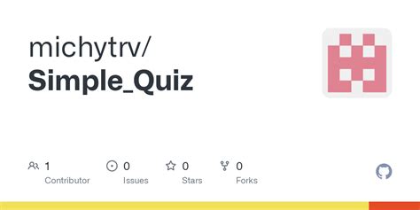 GitHub Michytrv Simple Quiz