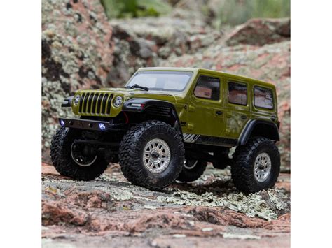 124 Axial Scx24 Jeep Wrangler Jlu Crc 2019 V3 4wd Rtr šedý