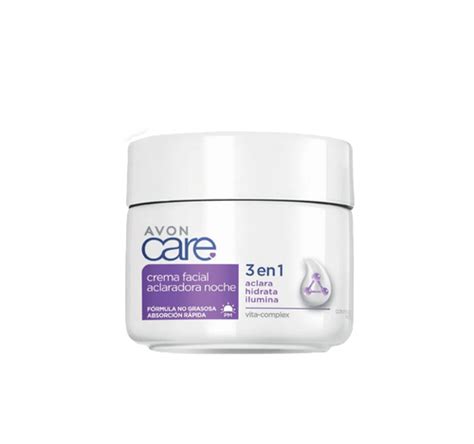 Crema Facial Avon Care Aclaradora Noche 3 En 1 400g Aromas Y Belleza