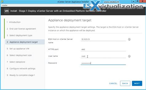 Vcp6 7 Dcv Objective 4 6 Deploy And Configure Vmware Vcenter Server Appliance Vcsa Esx