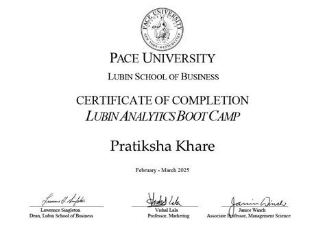 Lubinanalyticsbootcamp Datascience Sql Python Machinelearning… Pratiksha Khare