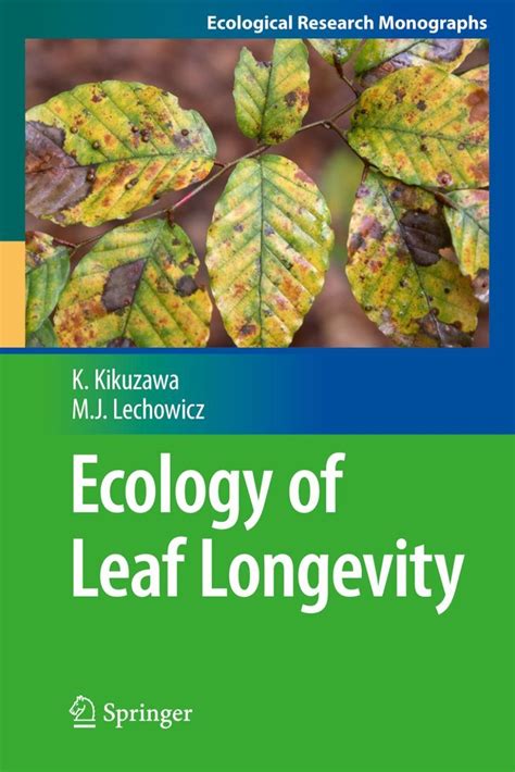 Ecology Of Leaf Longevity Nhbs Academic And Professional Books