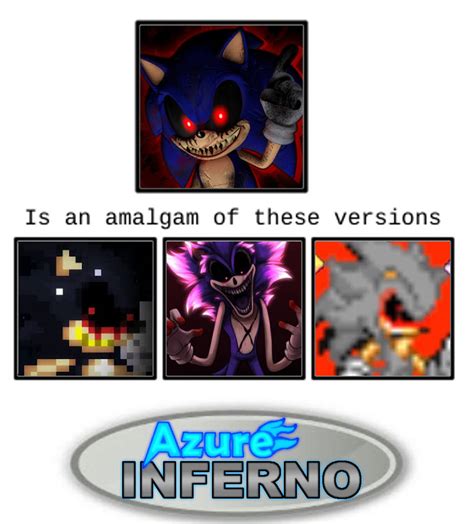 Azure Infernos Sonic Exe By Bluefireproduction On Deviantart