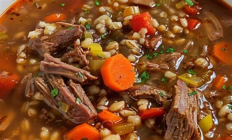 Beef And Barley Soup I Love