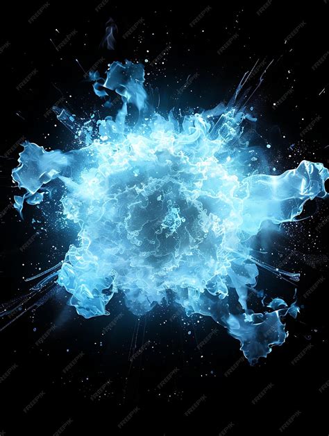 Premium Photo B9 Gigantic Explosion With Sonic Booms Sound Waves And