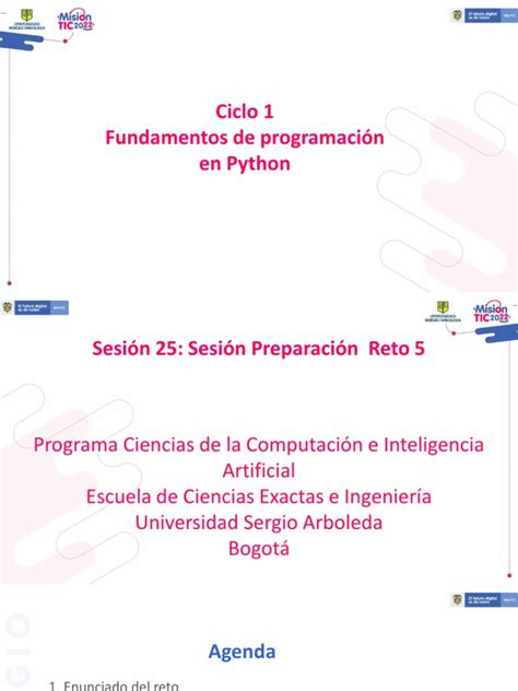 Reto 5 Pdf Python Lenguaje De Programación Bases De Datos
