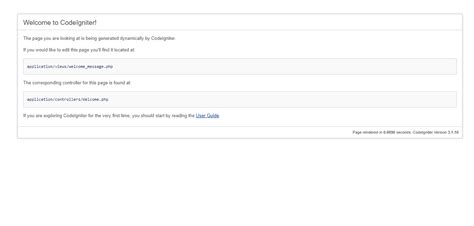 Install CodeIgniter On Local Server Cyberxel Blog